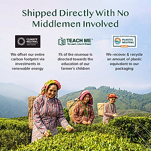 VAHDAM, Organic Turmeric Ginger Herbal Tea (100 Pyramid Tea Bags) Caffeine Free, Superfood w/USDA Organic Turmeric & Ginger | Herbal Tea Bags, Packed in Resealable Ziplock Pouch