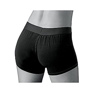 Strap U Mod Strap On Style Harness with Built in O Ring, Large/X-Large, Black