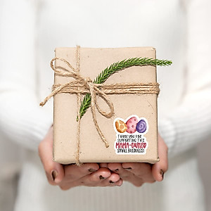 200PCS Thank You for Supporting Mama Easter Stickers,Cute Small Business Envelopes Stickers for Handmade Goods Business Packages,Easter Day Theme Small Shop Business Stickers for Envelopes Seals