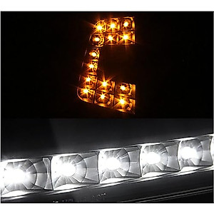 HH Building 2pcs Headlight Front Left Right Driver Passenger Side Clear Lens Black Housing Headlights + Corner 3L3Z13008DA FO2502267 5_HD-ON-FF15097-LED-SET-BK