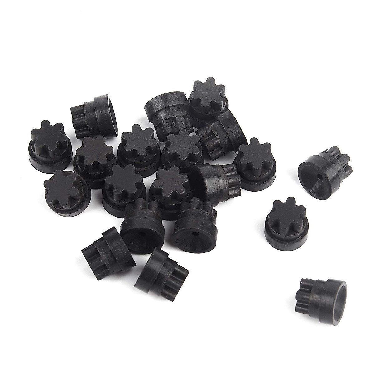 KITCHEN BASICS 101 Replacement Rubber Grate Feet for Thermador 00618112 AP4570139 1999626, 617174, 618112, AH3478553, EA3478553, PS3478553, Pack of 20