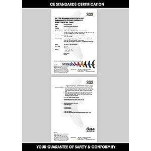 voltX GT ADJUSTABLE Bifocal Reading Safety Glasses (Clear Lens +2.5), ANSI Z87.1+ & CE EN166FT, Anti fog coated, UV400 Lens, Scratch resistant, Tilt & length adjustable earstems, clip on safety cord.