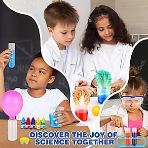 Science Kit for Kids,80 Science Lab Experiments,Scientist Costume Role Play STEM Educational Learning Scientific Tools,Birthday Gifts and Toys for 8 Years Old Boys Girls Kids