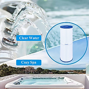 Cryspool 50 sq. ft Spa Filter Compatible with C-4950, PRB50-IN, FC-2390, Guardian 413-212-02, J200 Series Filter, 03FIL1600,373045, Cal Spa Hot Tub Filter Replacements, 2 Pack