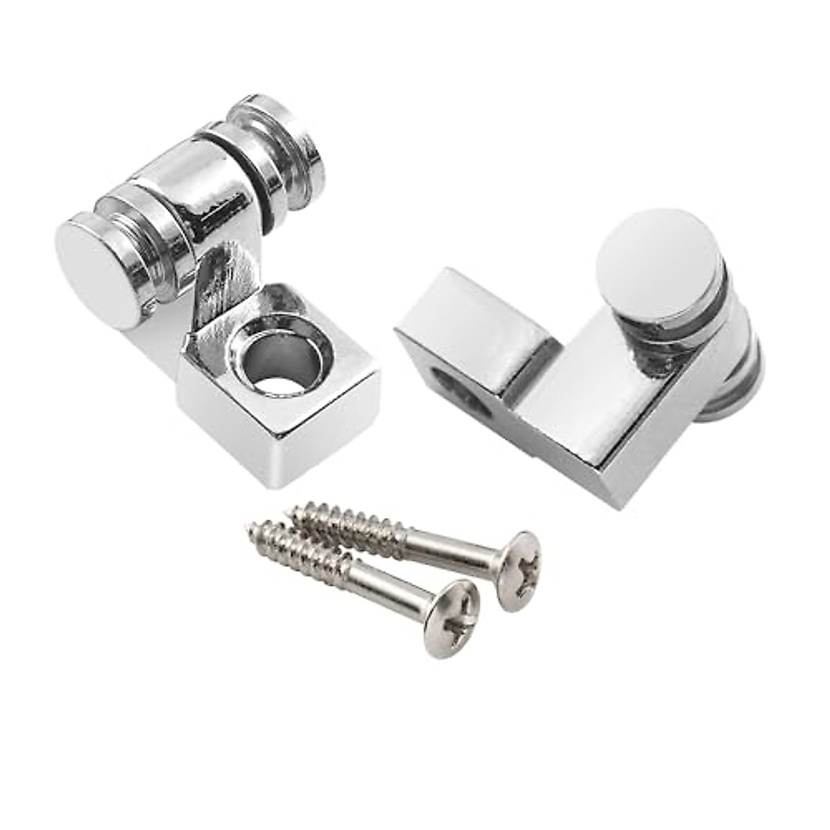 Musiclily Vintage Roller Guitar String Tree Guides Retainer for Fender Strat Stratocaster Tele Telecaster Electric Guitar, Chrome(Pack of 4)