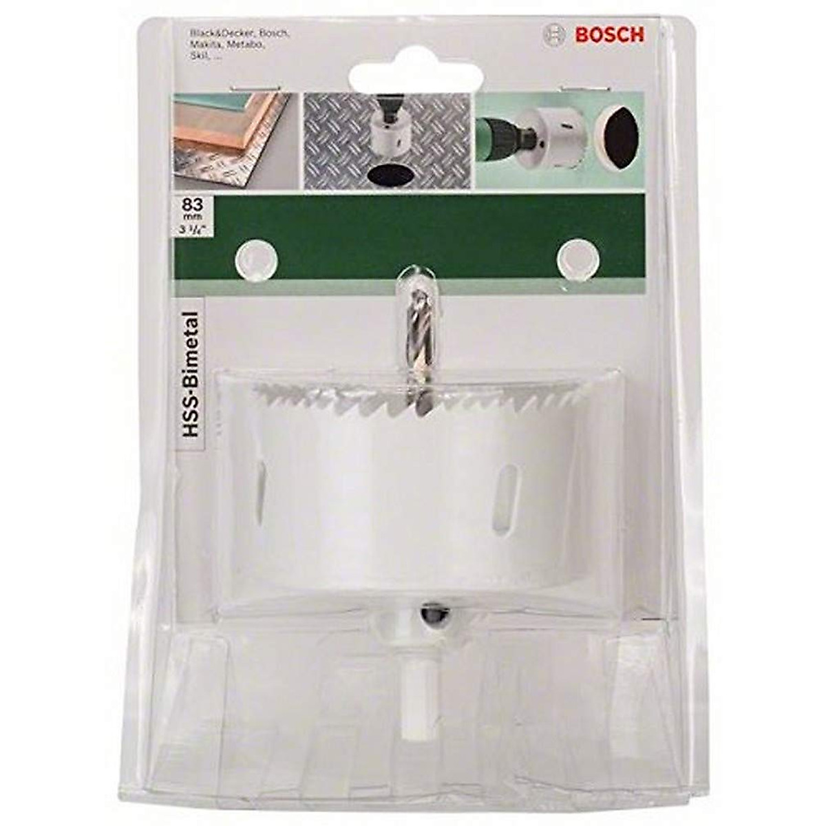 Bosch 2609255618 HSS Bi-Metal Holesaw with Diameter 83mm