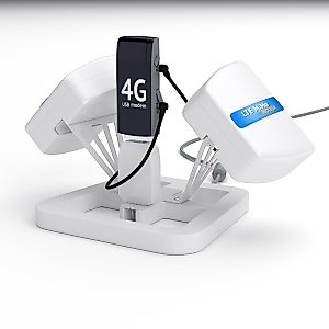 BAS-2003 LTE MiMO Indoor (TS9) 4G/LTE High Gain Signal Booster Antenna for USB dongle (not Included)