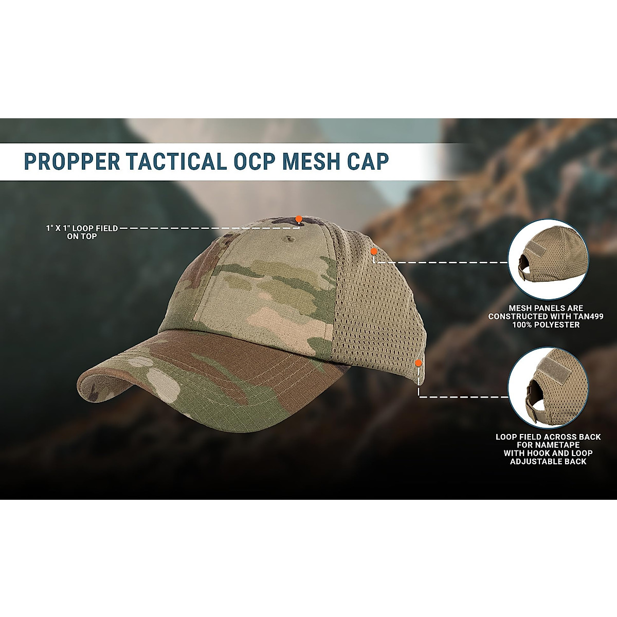 Propper unisex adult F5542 - Tactical Ballcap Cap, Multicam, 1 US