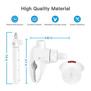 OkeMeeo Baby Monitor Mount for Vtech VM901, VAVA Baby Monitor 720P, Vtech VM919HD and Hipp Baby Monitor, Flexible Universal Baby Camera Mount for Crib Nursery