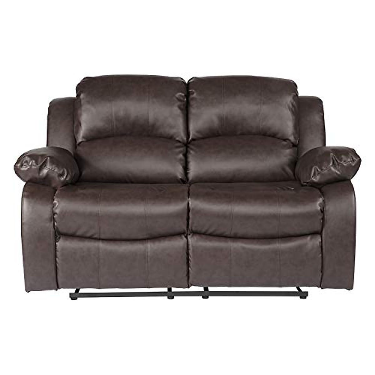 Lexicon Humphreys Wall-Hugger Manual Double Reclining Loveseat, Brown