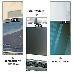 SOLUSTRE 6 Pcs Cover Webcam Cover Slide Laptop Slide Blocker Tablet Notebook Webcam Cover Laptop Lens Cap Privacy Webcam Covers Computer Tablet Stoppers Abs Peeping