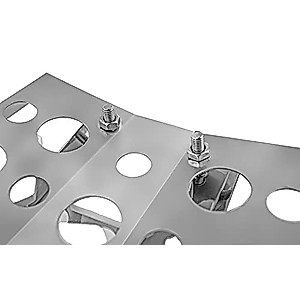 Cookingstar New Upgrade Stainless Steel Heat Plate, Heat Shield, Heat Tent, Burner Cover, Vaporizor Bar, and Flavorizer Bar Replacement for Select Turbo Gas Grill Models (Pack of 4)