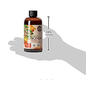 Bonsai Plant Food - Organic Liquid Fertilizer - Gentle Formula for Long Term Health - Excellent for All Live Indoor and Outdoor Bonsai Tree Plants in Pots (8 oz)