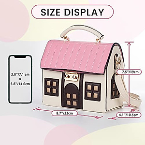 Cute Bag Unique Novelty Purse for Women Shoulder purse Messenger CrossBody Bag PU Leather Mini Handbag for Ladies Girls