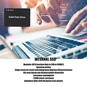 2.5in SSD, Laptop SSD DC 5V 0.95A Fast Start for Desktop Computer for PC for Office(#3)