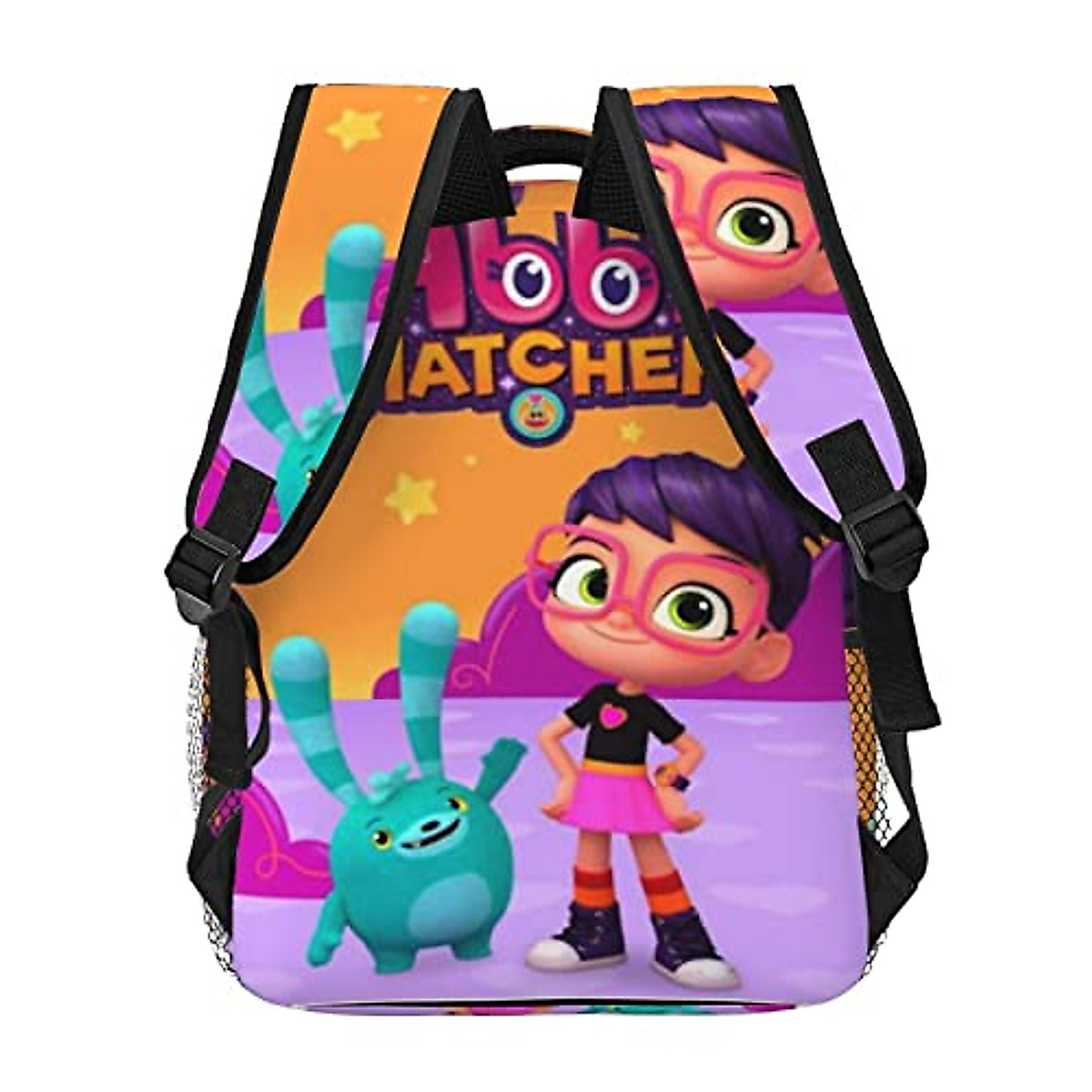 Zqiyhre Abby Backpack Print Cartoon Small Laptop Backpack Casual Travel Backpack for Students