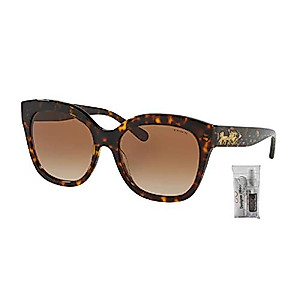 COACH HC8264-512013 Sunglasses L1083 DARK TORTOISE w/Brown Gradient 56mm