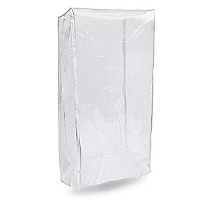 New Star Foodservice 530387 Commercial-Grade Sheet Pan/Bun Pan Rack Cover, Plastic, 20-Tier, 28" L x 23" W x 61" H, Clear