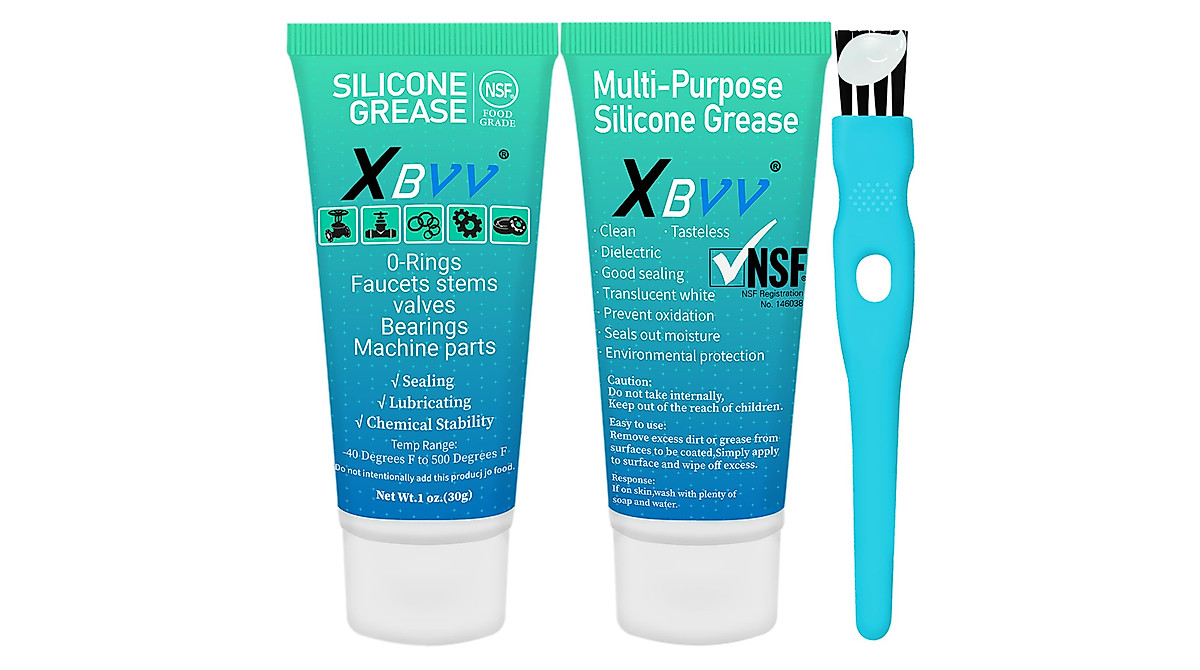 XBVV Silicone Grease for Faucets - 2-Pack 1 oz