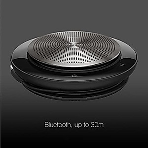 Jabra Speak 750 MS Speakerphone with Bluetooth Dongle- Teams Version- PC, MAC, Tablet, Smartphone Compatible, 7700-309 - Microfiber Cloth Included