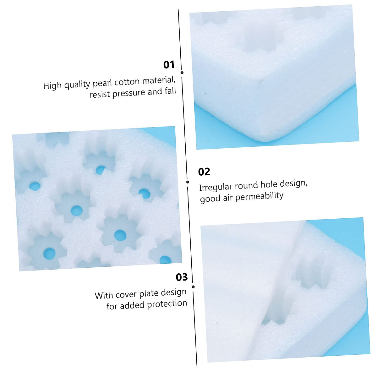 Alipis 4pcs Egg Tray Household Egg Holder Pulp Egg Container Homezo Egg Storage Egg Carton Tray Foam Eggs Egg Protectors Egg Dispenser Refrigerator Egg Rack White Pearl Cotton