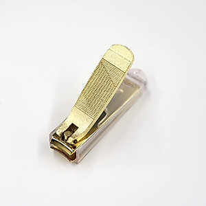 KIYA Nail Clipper Gold with a Dressing Case / Japan Import