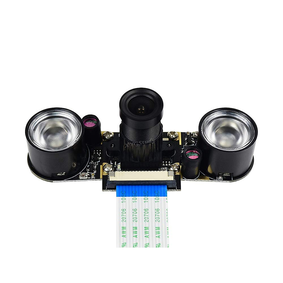 [RPi Camera (F)] Raspberry-pi Camera Module OV5647 sensor HD video Webcam 5MP 1080p Supports Night Vision for Raspberry Pi model B B+ A+ Pi 3 2 1 Development board module kit @XYGStudy