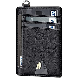 FurArt Slim Minimalist Wallet, Front Pocket Wallets, RFID Blocking, Credit Card Holder for Men & Women
