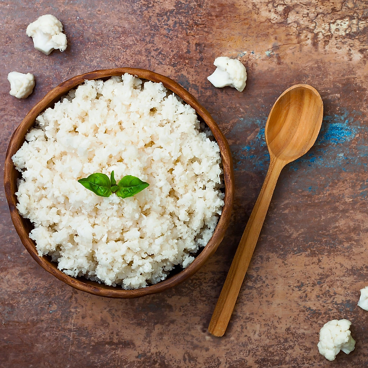 Kitchen & Love Riced Cauliflower 8 oz (6 Pack) | Low Carb Rice Alternative, Vegan, Gluten Free, Ready to Eat Food or Microwaveable Food, Dairy Free, Shelf Stable Food, Precooked Rice