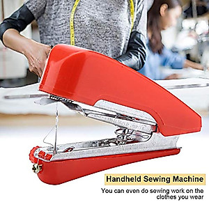Handheld Sewing Machine, Mini Portable Stitch Manual Sewing Machine, Quick Repairing Tool for Home Office Car Travel Use