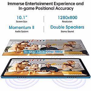 MEBERRY Android 11 Tablet 10.1 inch Tablets with 2.0 GHz Octa-Core Processor| 2.4G+5G Wi-Fi| 4GB RAM+64GB ROM| 256GB Expansion| 8000mAh Battery| GPS| Double Camera, Metal Blue