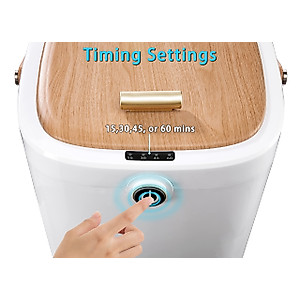 TMWINGS Towel Warmers for Bathroom Bucket，Luxury Large Spa Towel Hot Warmer Bucket Style-Hot Towels in 10 Minutes-Fits Up to Two Oversized Towels - Bathrobe, Towel, Blanket-Yellow