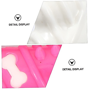 Angoily Pet Teething Toys Pet Molar Bite Toy Dog Dental Toy Puppy Interactive Toy Dog Teeth Cleaning Toy Teeth Training Dog Bone Dog Molar Toy Bone Toy Dog Play Toy Dog Ball Chew TPR