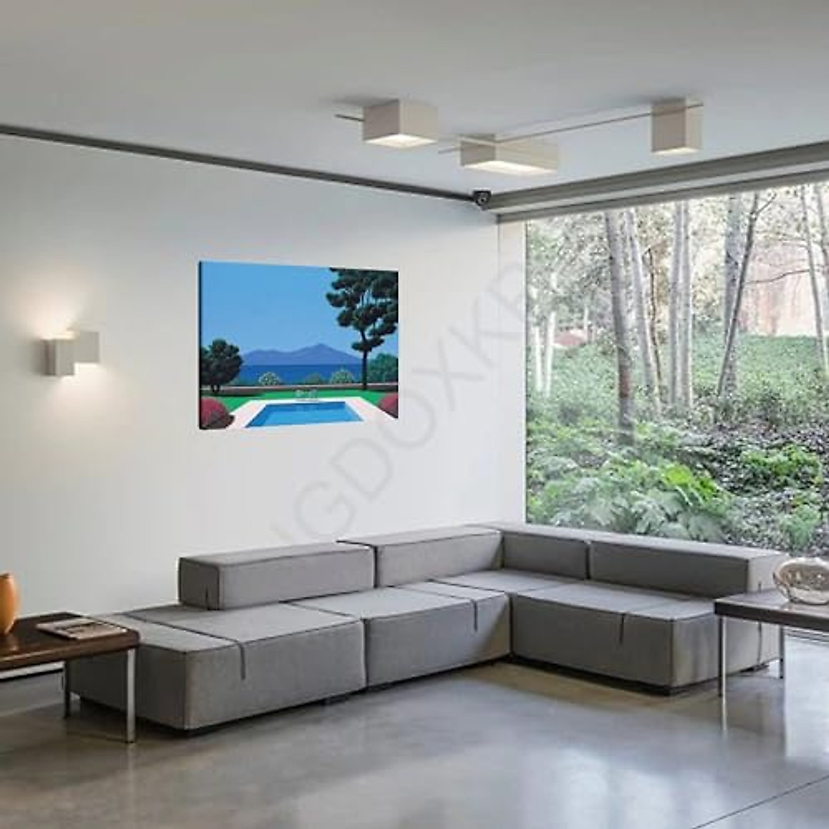 Surrealistic Work of Artist Hiroshi Nagai Retro Modern Art Pop Poster (1) Canvas Poster Bedroom Decor Office Room Decor Gift Frame-style 20x16inch(50x40cm)