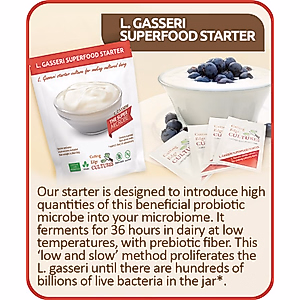 L. Gasseri SuperFood Starter Culture ProBiotic Cultured Dairy Low And Slow Yogurt Lactobacillus By Cutting Edge Cultures