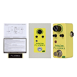FLAMMA FC21 Compressor Pedal with 9V 300mA Power Supply