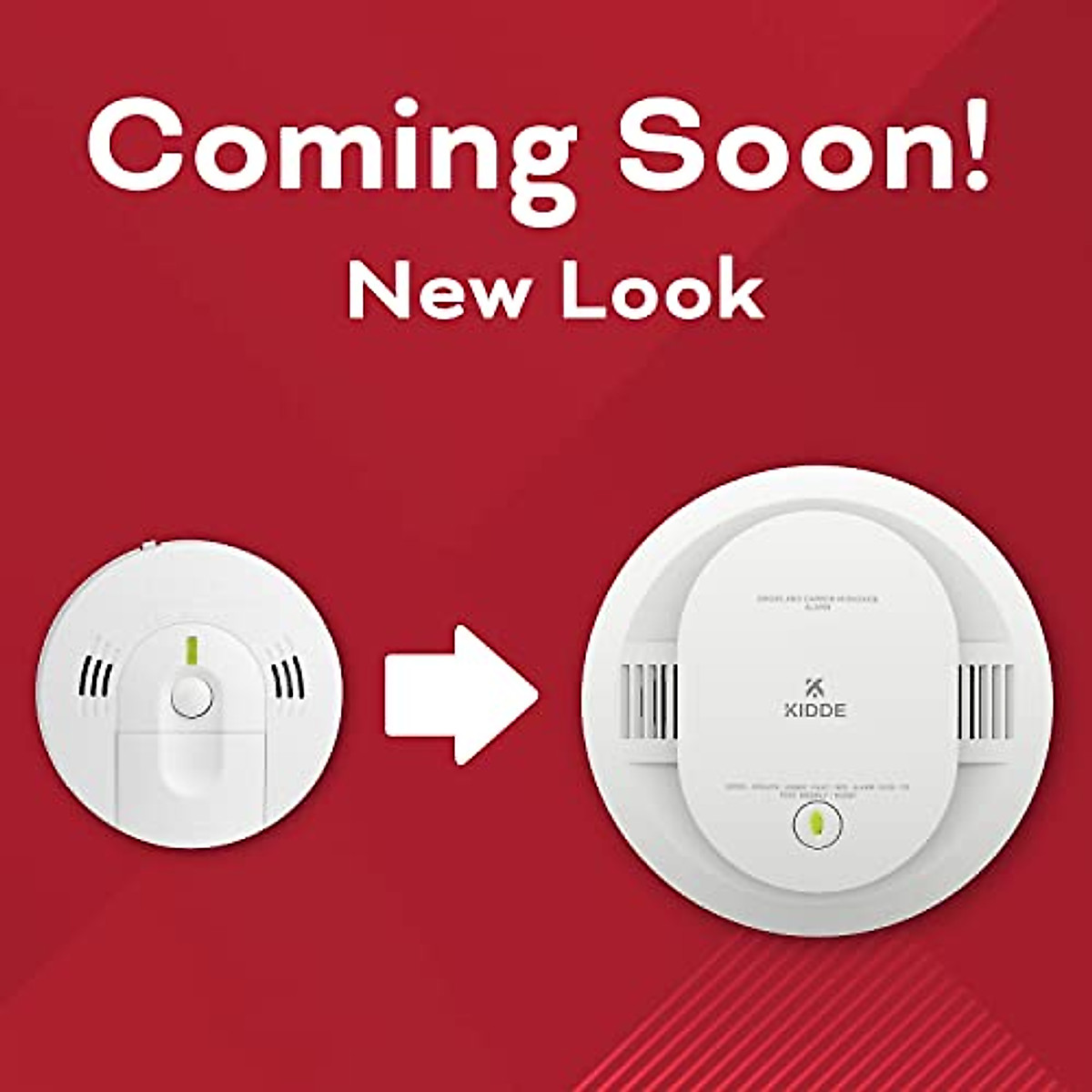 Kidde Smoke & Carbon Monoxide Detector with Voice Alerts, Battery Powered, Combination Smoke & CO Alarm & Smoke Detector with Safety Light for Hearing Impaired, Battery Operated Smoke Alarm