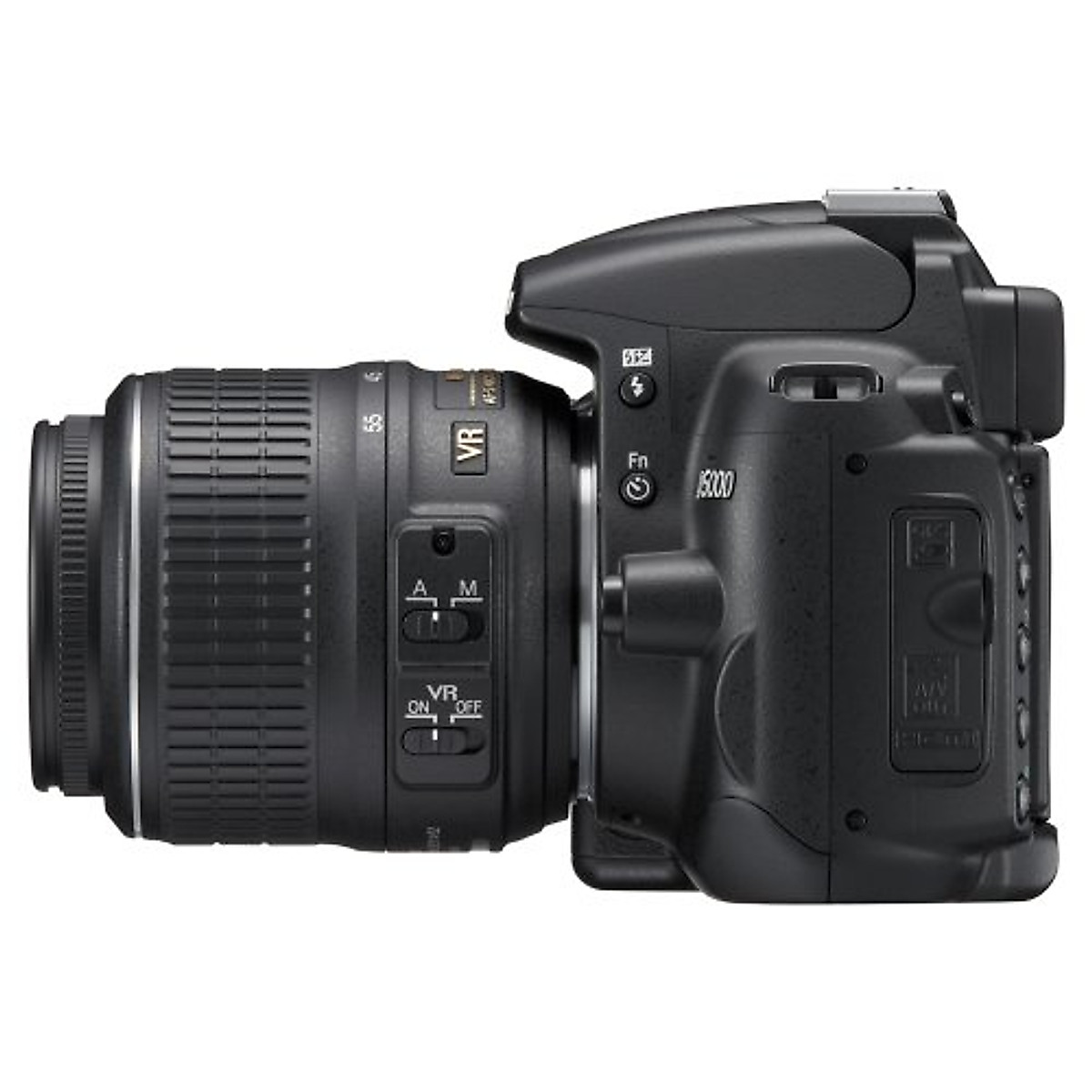 Nikon D5000 DSLR Camera with 18-55mm f/3.5-5.6G VR and 55-200mm f/4-5.6G VR Lenses (OLD MODEL)