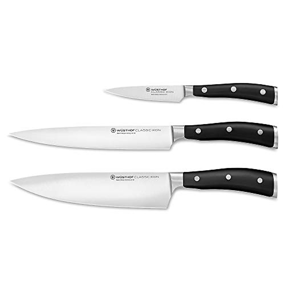WÜSTHOF Classic IKON 3-Piece Chef's Knife Set