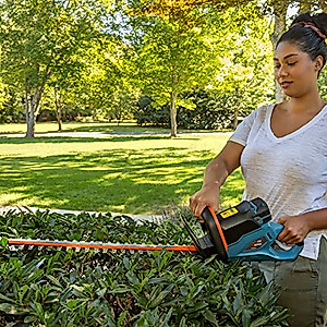 SENIX HTX5-M-0 22 Inch 58V Cordless Hedge Trimmer, Bare Tool, Blue