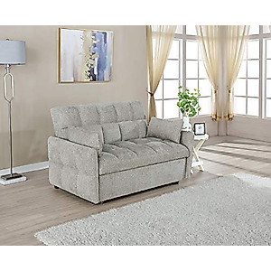 Coaster Furniture Cotswold Tufted Cushion Sleeper Sofa Bed Beige Sofa Bed 508307