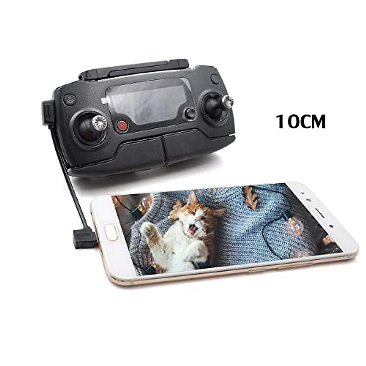 STARTRC Durable Micro USB to Type C USB Cable for DJI Mavic Mini/Mini SE/Mavic 2 Pro/Zoom/Mavic Air/Mavic Pro/Platinum/Spark Data Cable 2Pack