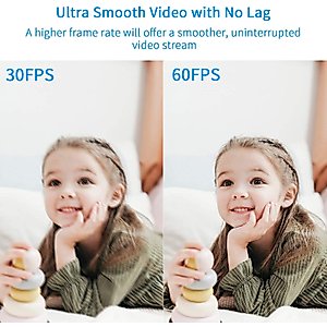 1080P Web Camera, 60FPS Webcam with Microphone, Qtniue USB Webcam Desktop or Laptop, Streaming Webcam for Computer Widescreen Video Calling, Conferencing or Recording, USB Computer Camera Built-in Mic