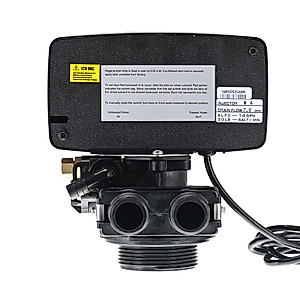Grehge Fleck 5600 12-Day Timer Water Softener Valve, 110V, Black