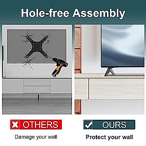 TV Legs for LG TV Stand Replacement Base, for 49 50 55 Inch UM Series LG TV Legs 55UM7300 55UM7300PUA 55UM6900 55UM6900PUA 55UM6910 55UM691OPUC 55UM6950 55UM6950DUB 50UM7300 49UM6950 with Screws‎