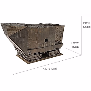 Fascinations Metal Earth Premium Series Star Wars Jawa Sandcrawler 3D Metal Model Kit Bundle with Tweezers