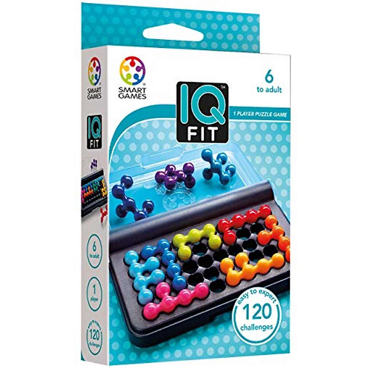 SmartGames IQ Bundles 3D Series: IQ Puzzler Pro & IQ Fit 240 Challenges for Ages 6-Adult