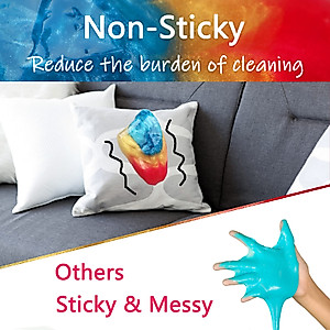 BVEHSR 48 Packs Galaxy Putty Slime, Party Favor for Kids Girls & Boys, Adults, Non Sticky, Stress & Anxiety Relief, Wet, Super Soft Sludge Toy,Easter Basket Stuffers