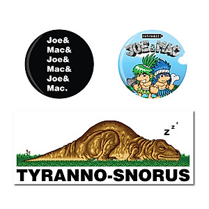 Retro-Bit Joe & Mac: Ultimate Caveman Collection SNES Cartridge - 3 Games in 1 - Super NES