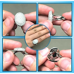 Engagement Moissanite Diamond sparkling Ring ~ Bella Swan Engagement ring ~ Sterling Silver 925 Wedding Ring for women ~ Women's Micro Pavé Zircon Ring with a prestige Metal Jewelry Box ✬✬✬By Fantasy World✬✬✬ (Moissanite, 10)